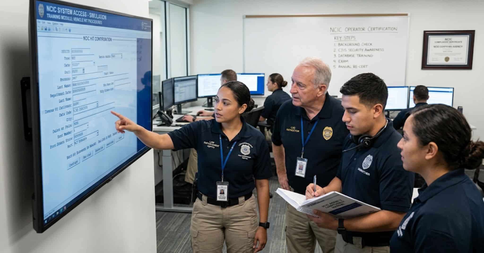 NCIC Operator Certification Process for Law Enforcement